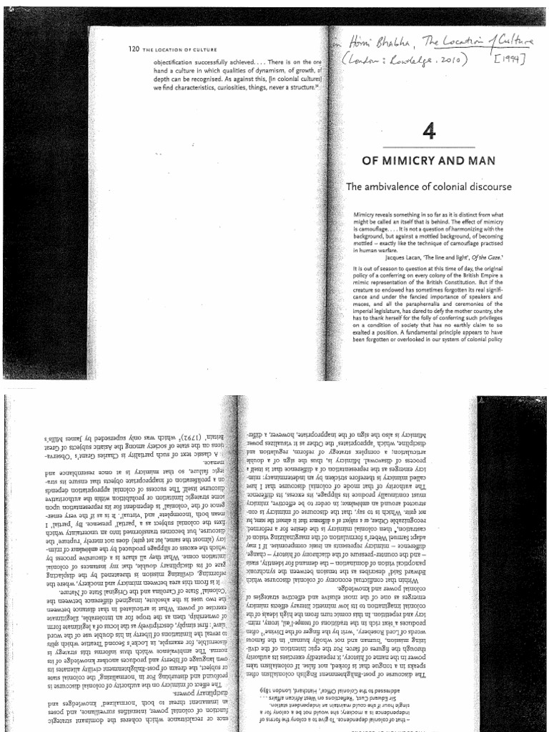 Mimicry Explanation | PDF