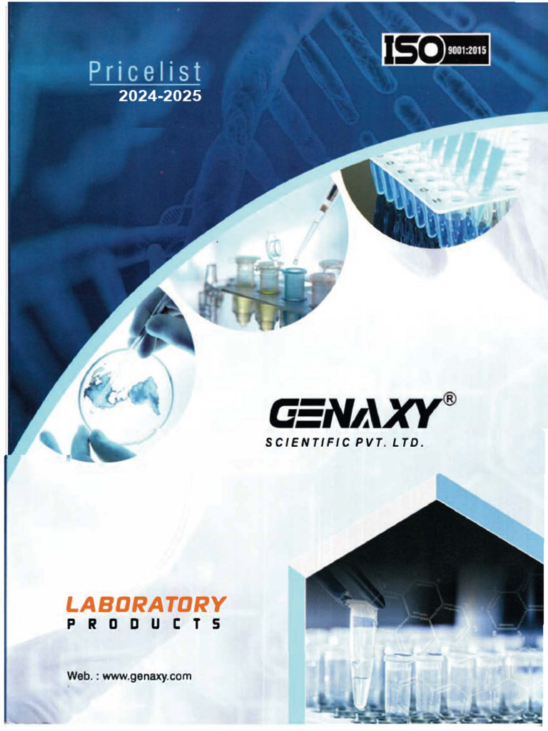 Genaxy Laboratory Price List 2024-25 | PDF | Volume