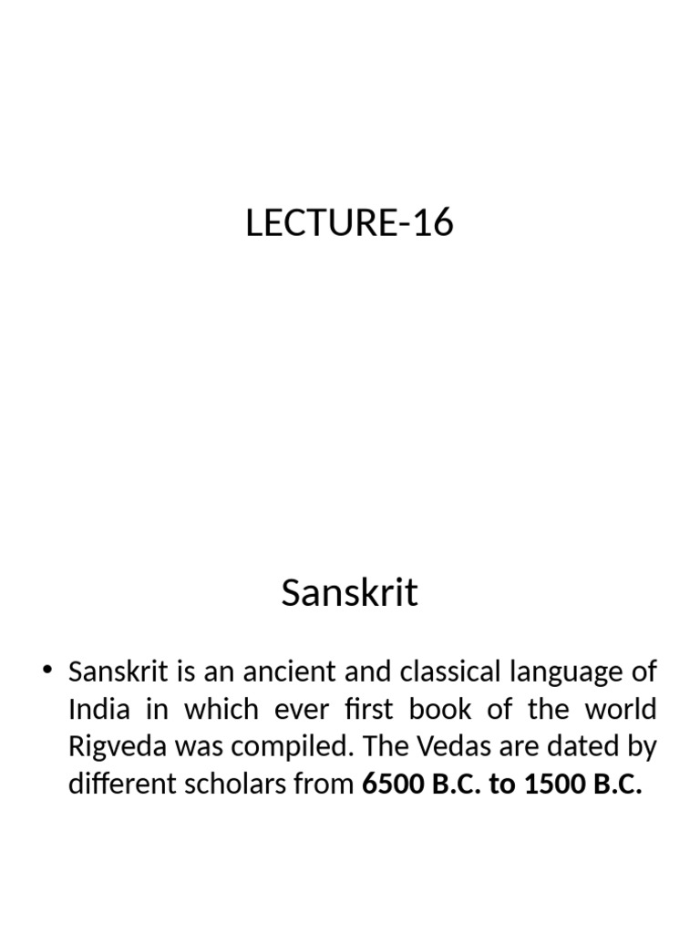 Eminent Sanskrit Writers and Their Works | PDF | Mahabharata | Sanskrit ...