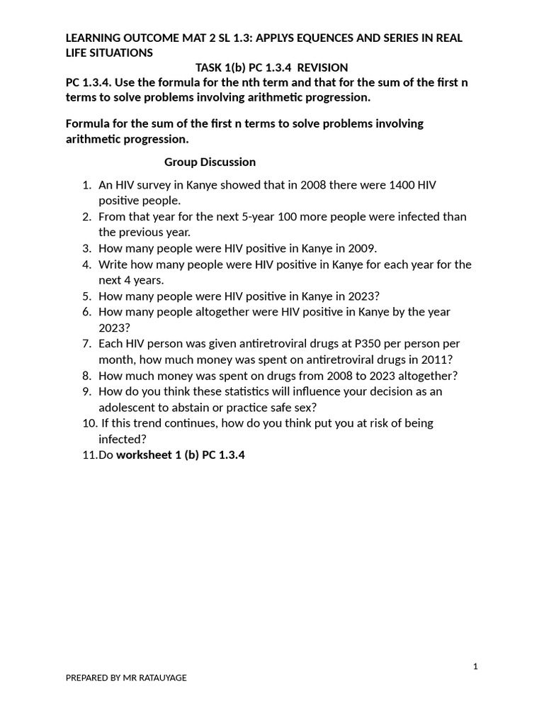 TASK 1 (B) PC 1.3.4 Revision | PDF