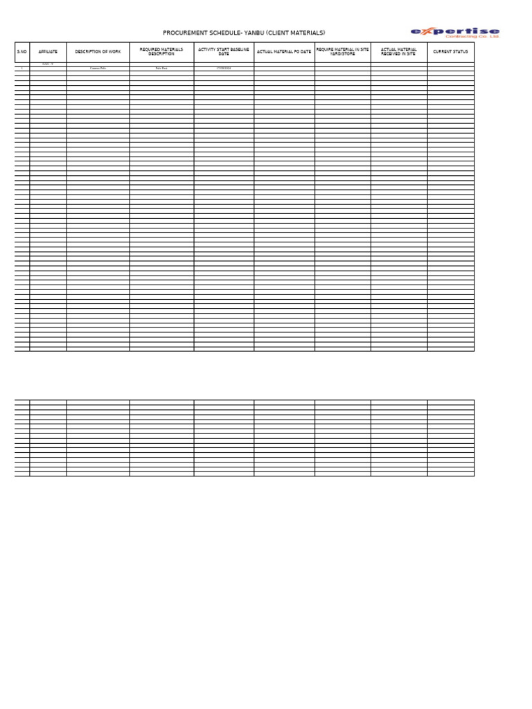 Procurement SCHD - CLIENT | PDF