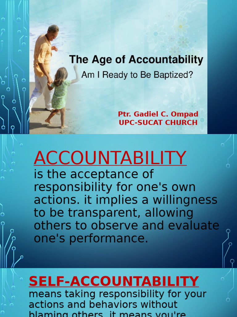 Understanding Self-Accountability | PDF