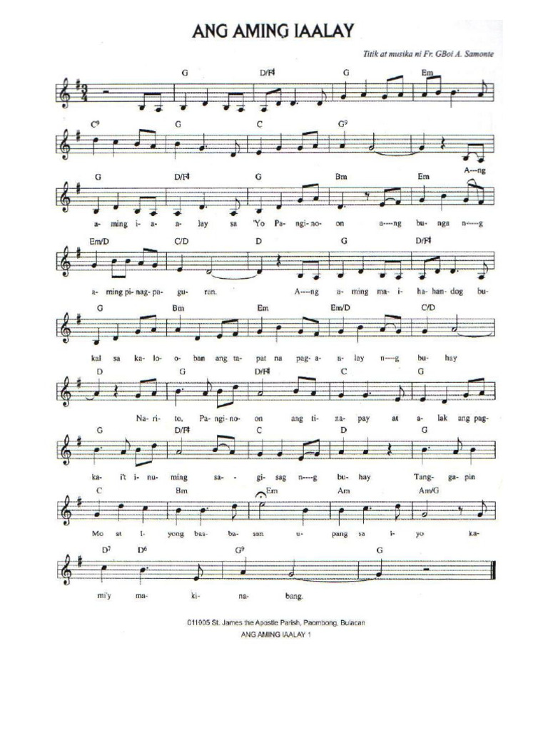 Ang Aming Iaalay | PDF