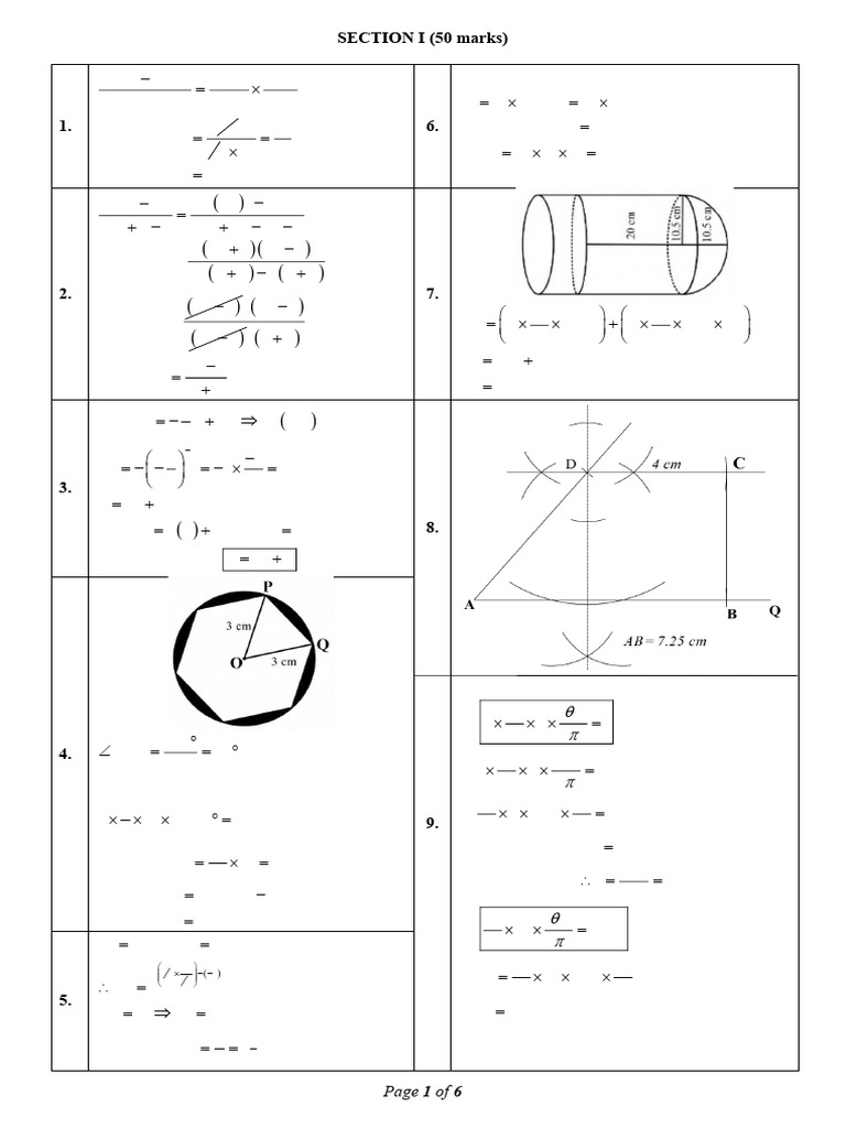Math Problem Solutions and Explanations | PDF | Geometric Shapes ...