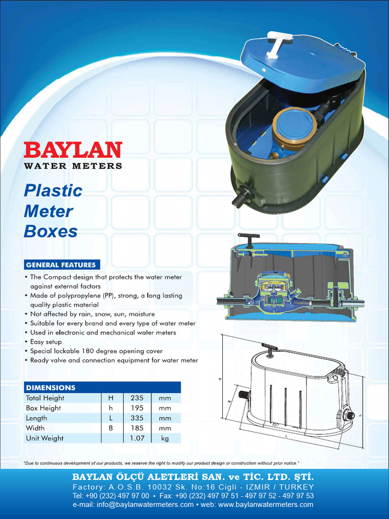 Water Meter Box Catalogue | PDF