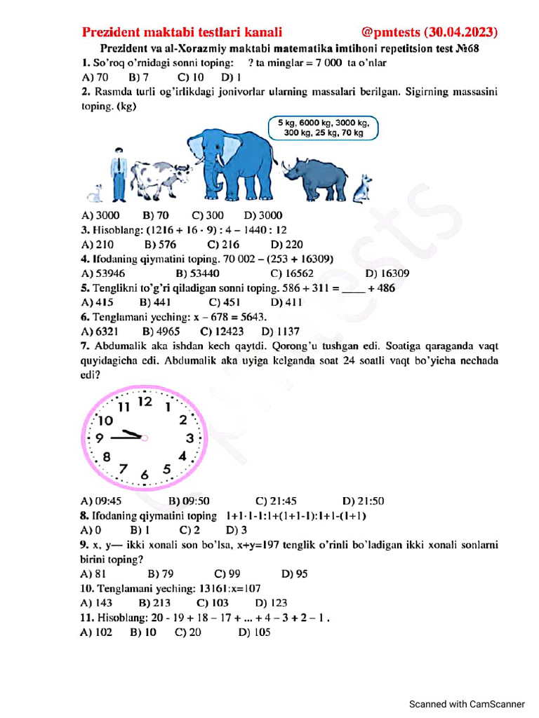 68-Repetition Test | PDF