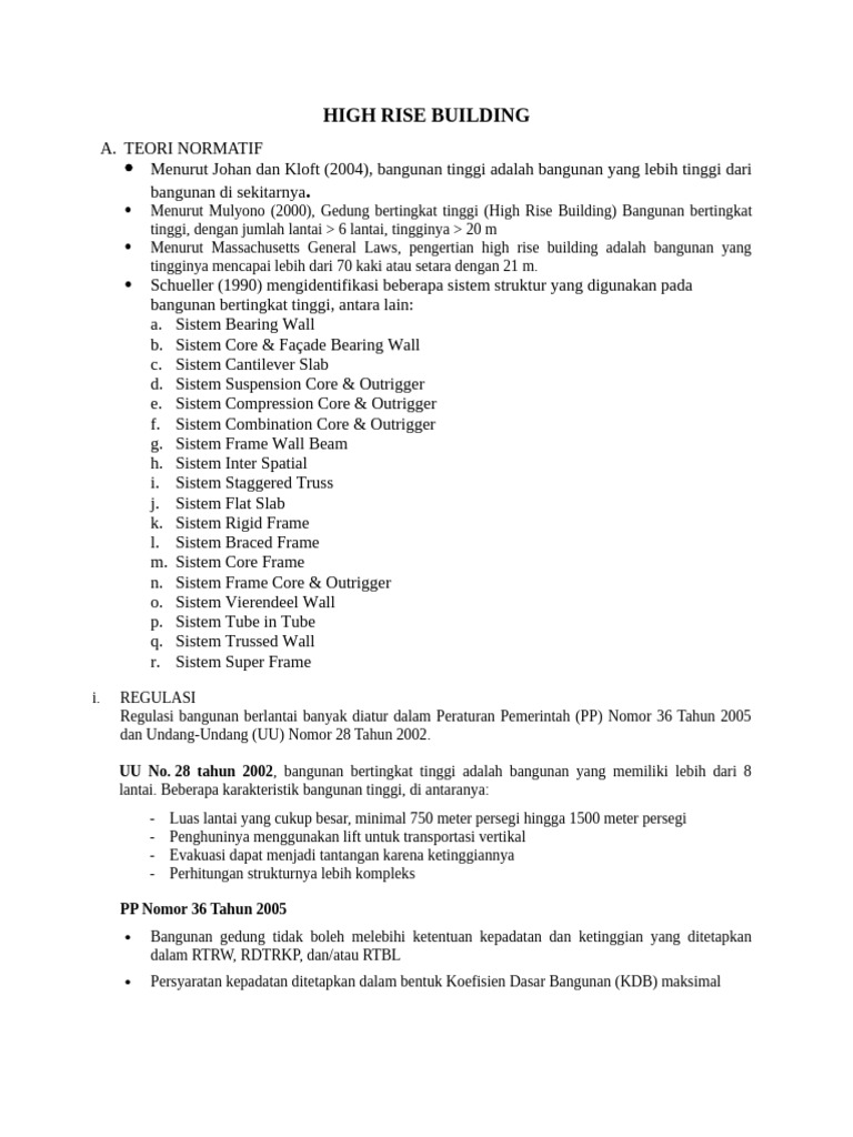 Edit Pengerjaan Halaman Bagian High Rise Building | PDF