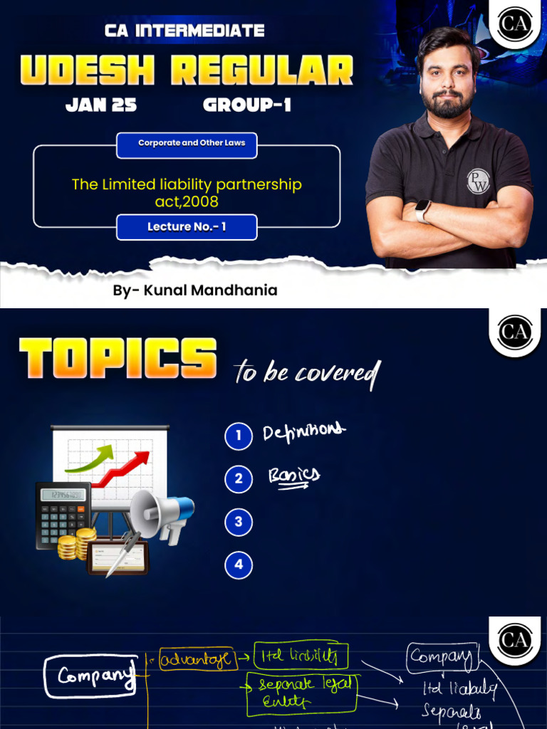 LLP Act 2008 Overview and Notes | PDF | Limited Liability Partnership ...
