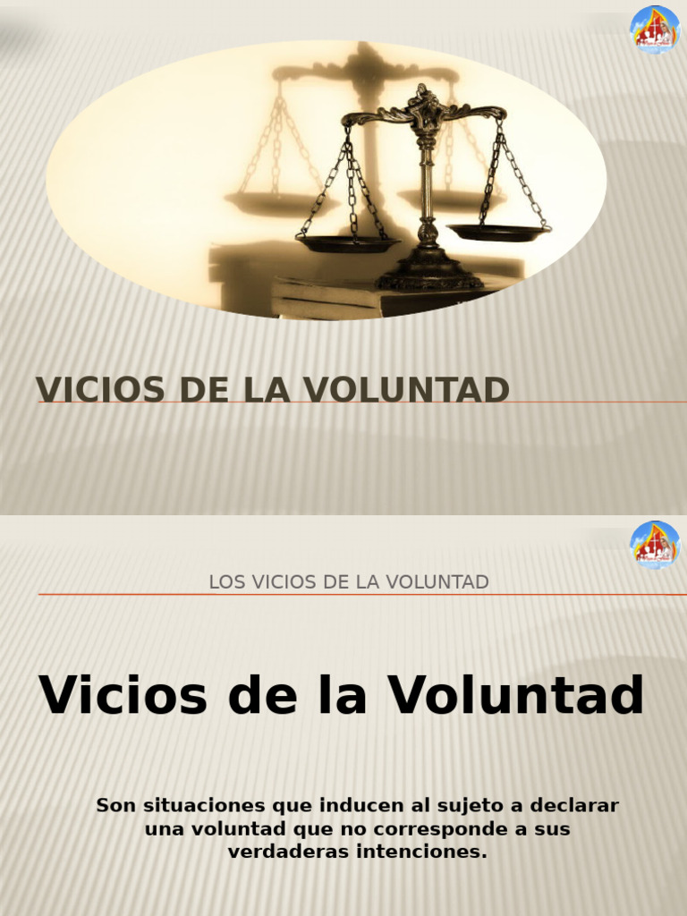 Vicios de La Voluntad | PDF | Intención (Derecho Penal) | Nulo (ley)