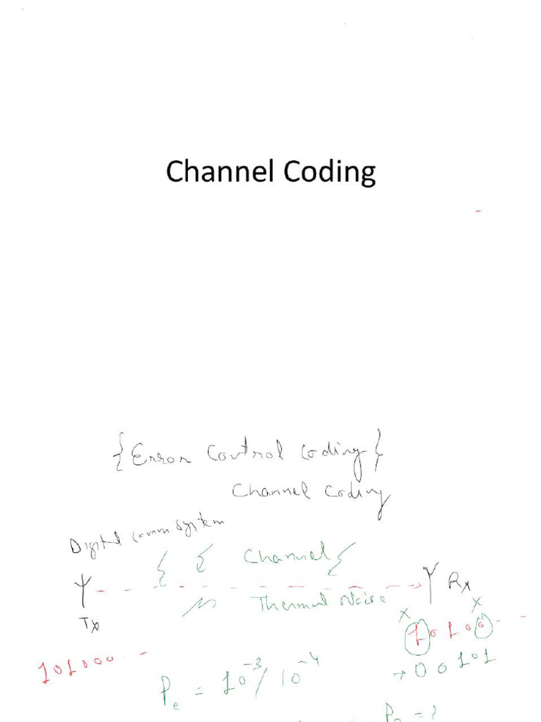 Channel Coding | PDF