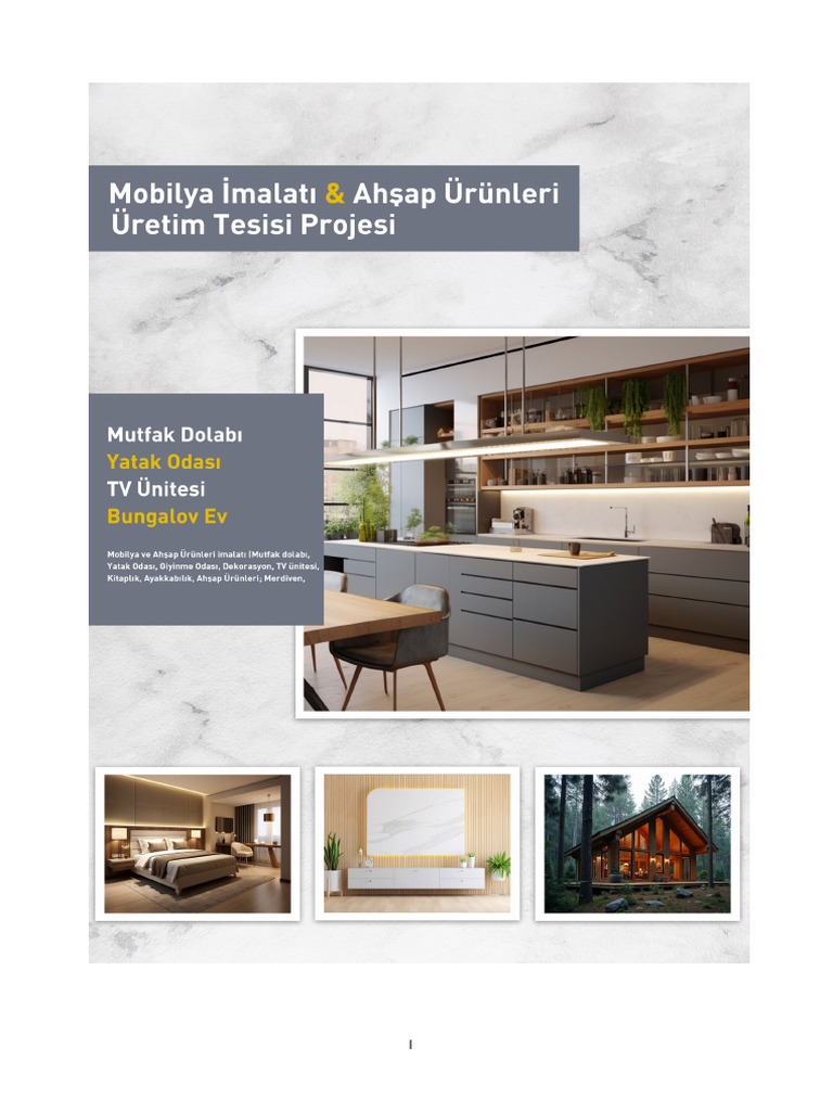 Moduler Mobilya On Fizibilite Raporu | PDF