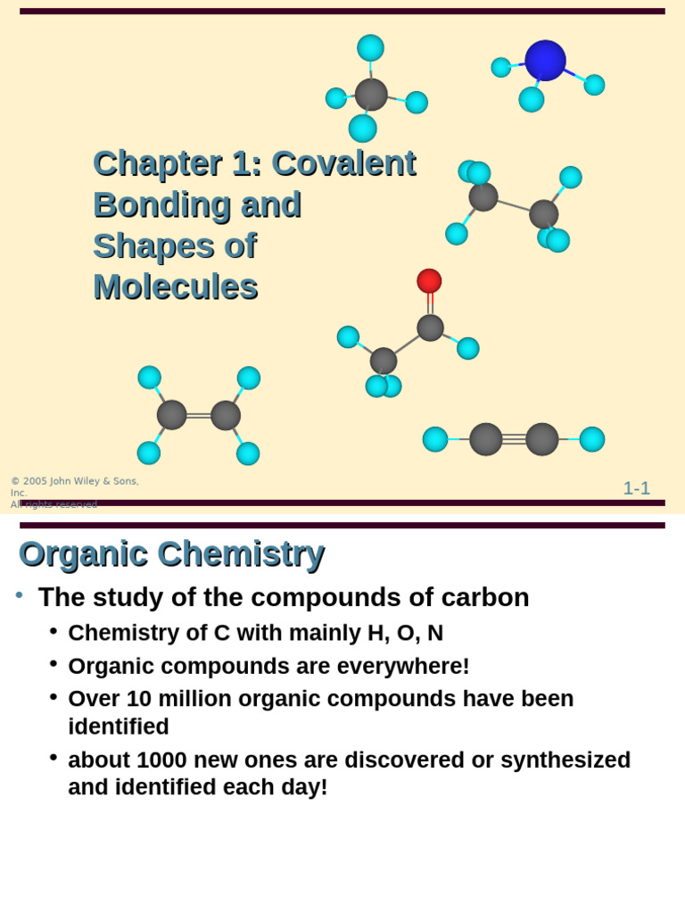 ch01 Covalent Bonding and Shapes of Molecules | PDF | Ionic Bonding ...
