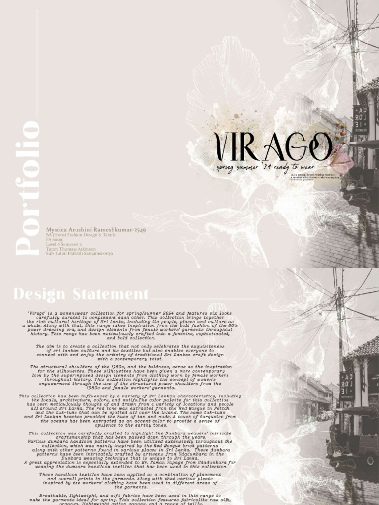 Final Year Portfolio - Mystica Rameshkumar | PDF