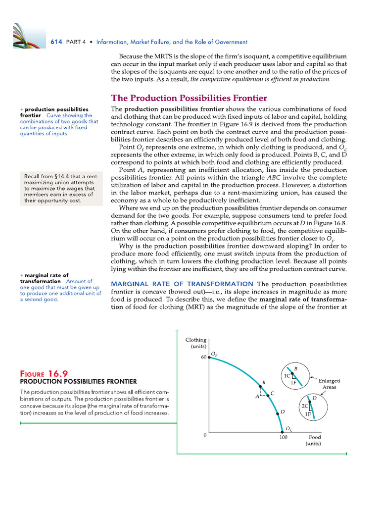 2a. MARGINAL RATE OF TRANSFORMATION - Pindyck & Rubinfeld | PDF