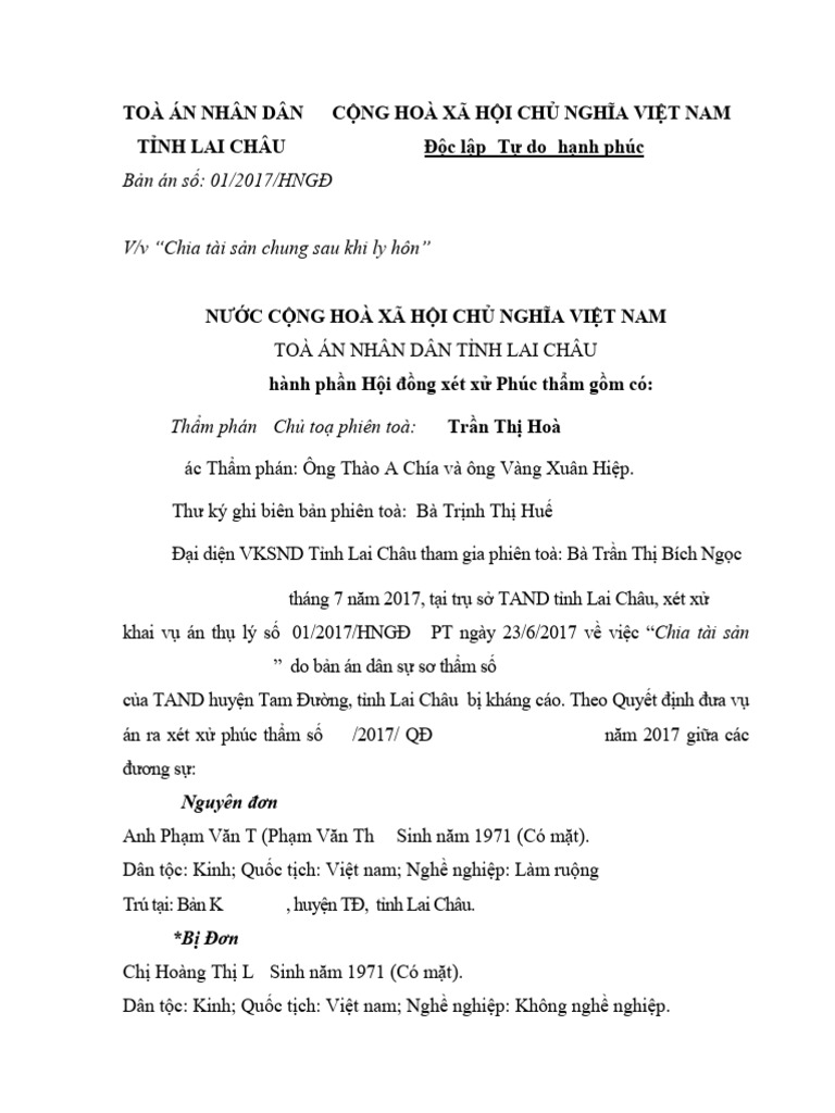 Ban An Tuan Lan Ma Hoa | PDF