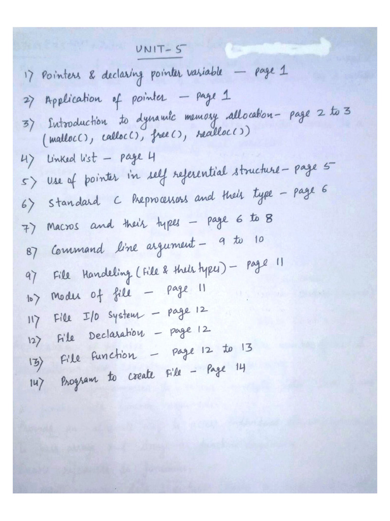 PPS Notes Unit 5 1st Year - 241223 - 114648 | PDF
