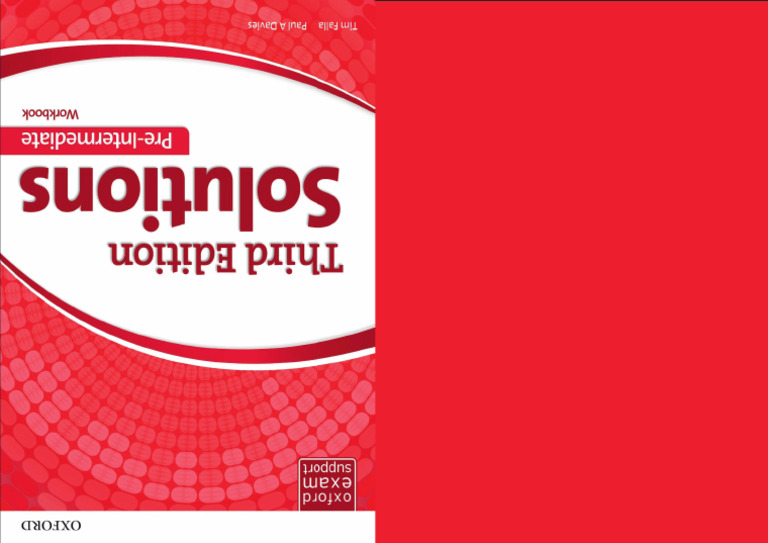 Solutions Pre-Intermediate WB | PDF