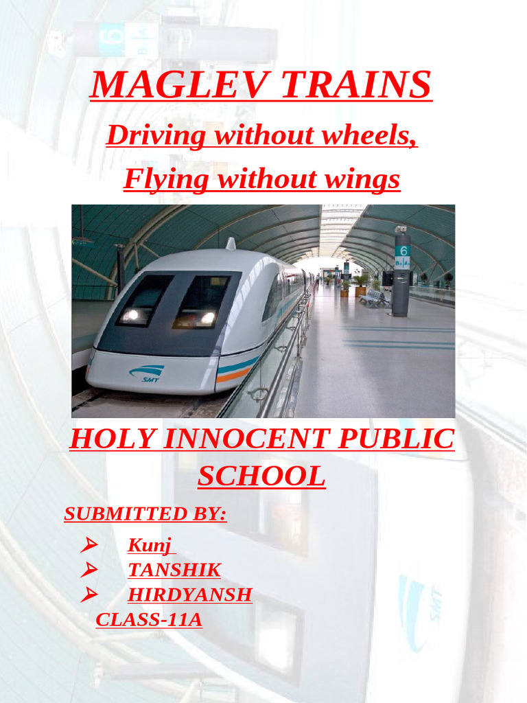 Science Project Maglev Train | PDF | Propulsion | Mechanical Engineering