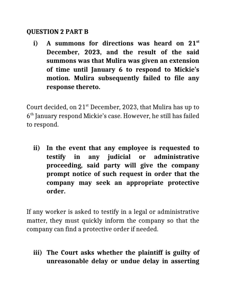 QUESTION 2 PART B | PDF