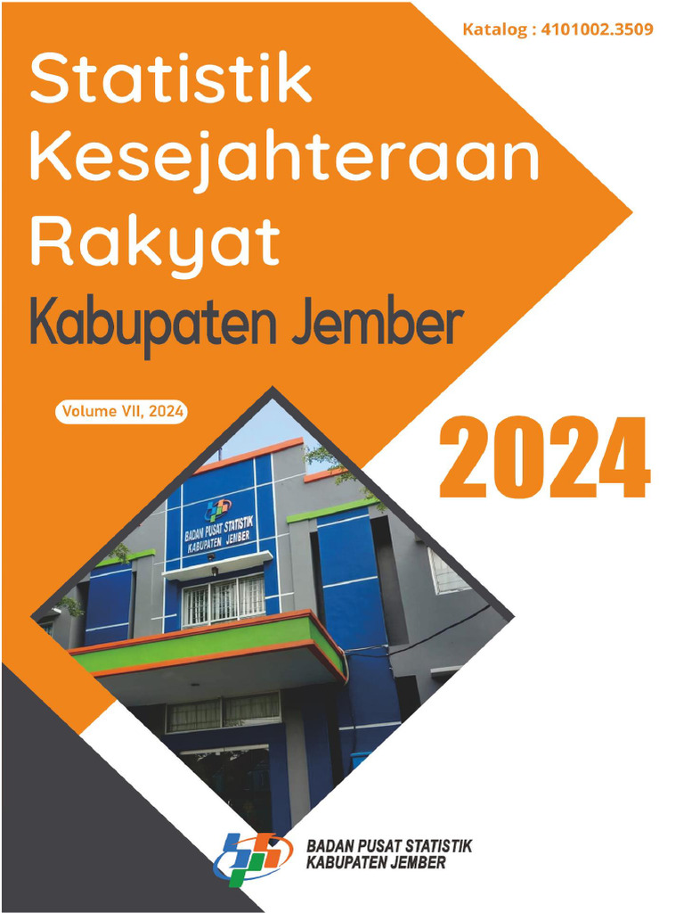 Statistik Kesejahteraan Rakyat Kabupaten Jember 2024 | PDF
