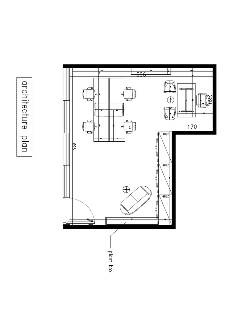 Architectural Plan With Dimensions | PDF
