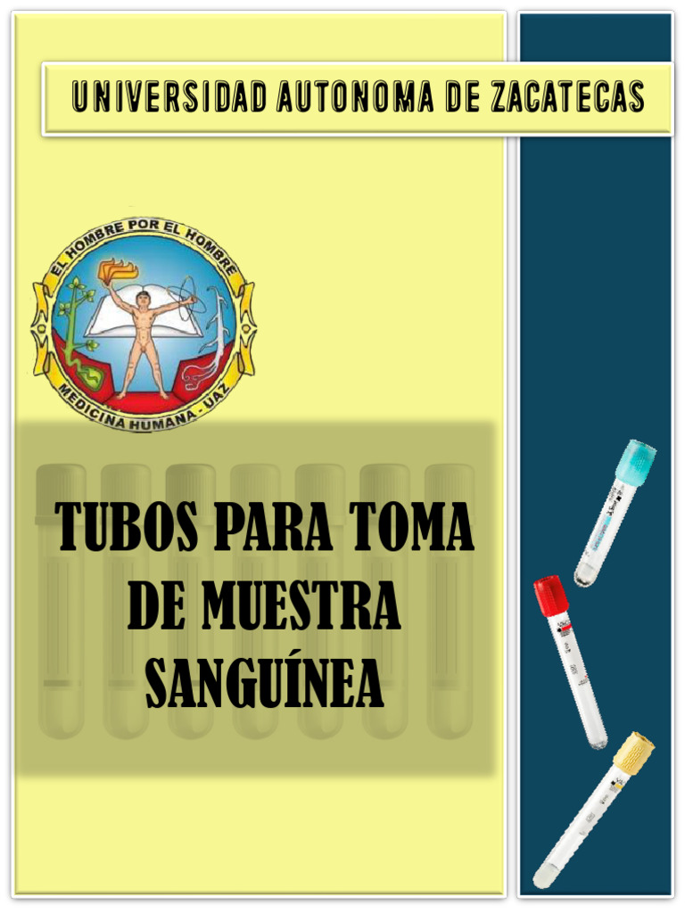 01 Tubos de Muestra Sanguínea | PDF | Sangre | Coagulación