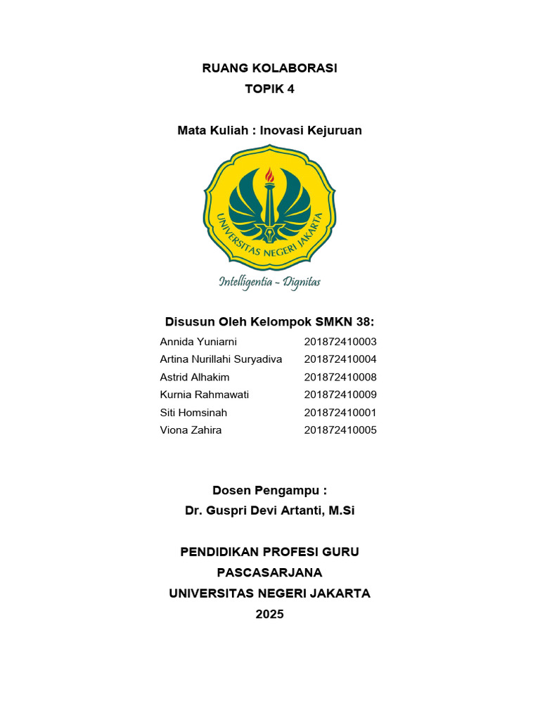 Kelompok SMKN 38 JKT - Topik 4 - Ruang Kolaborasi | PDF