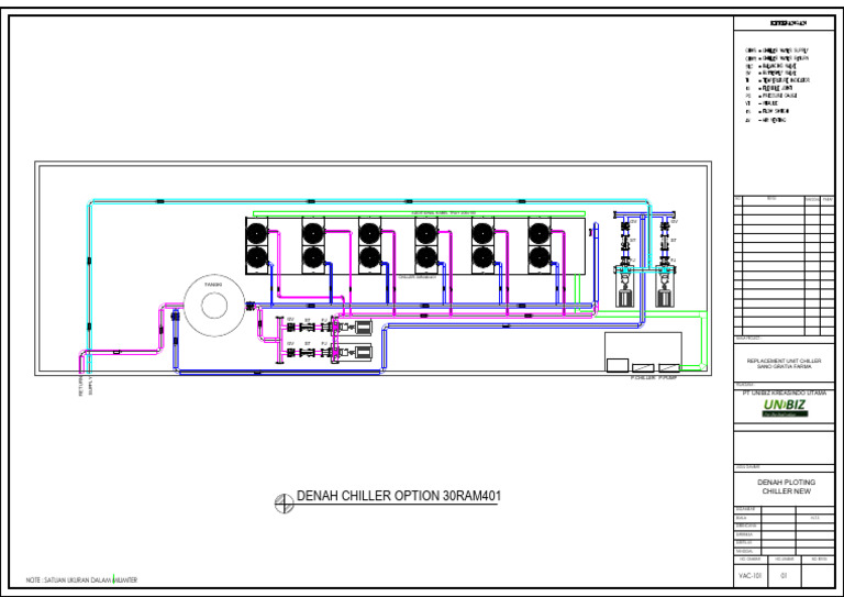 Denah Chiller Option 30ram401 | PDF