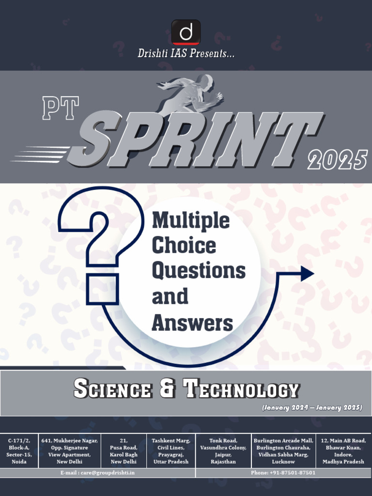 MCQ Consolidation Science & Technology | PDF | Outer Space | Plastic