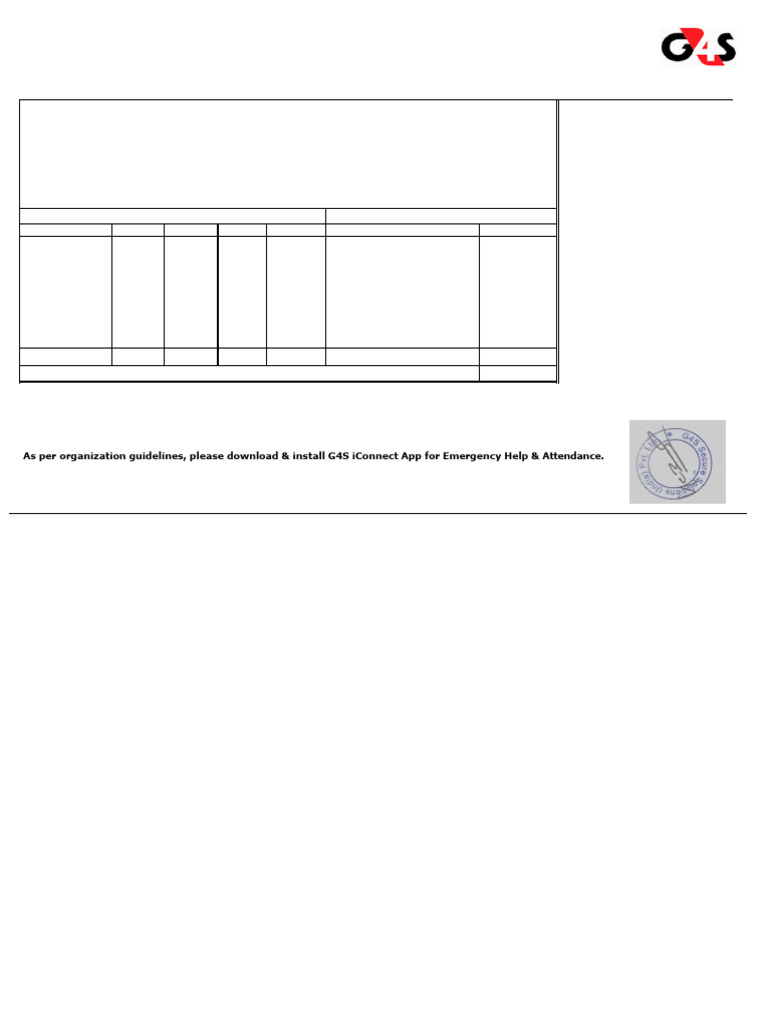 G4S December 2024 Payslip Details | PDF