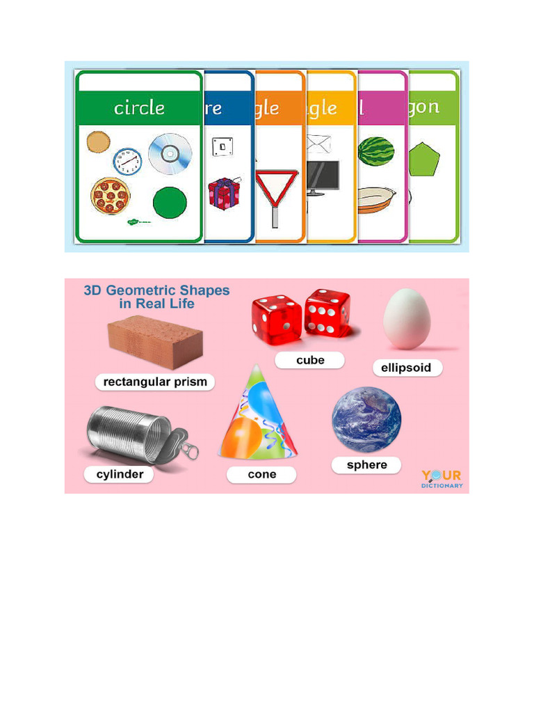 Shapes Real Life | PDF