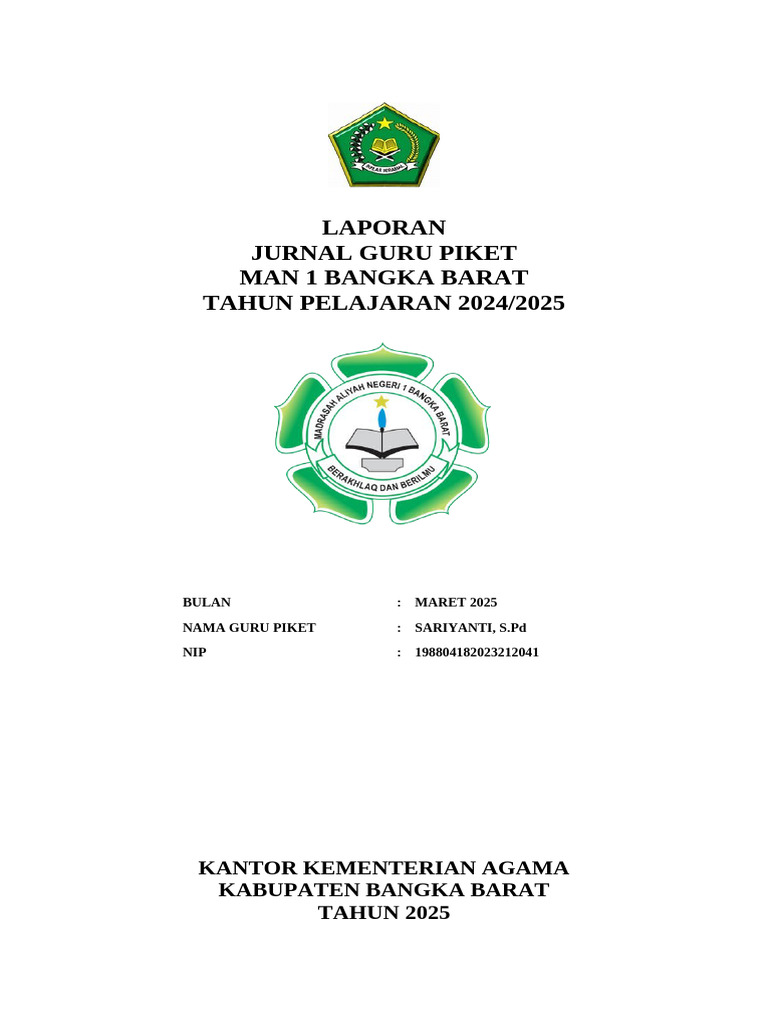 LAP GURU PIKET MARET 2025 | PDF