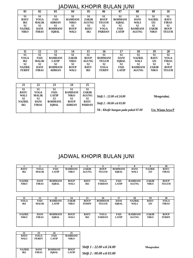 Jadwal Khopir Ship 2k24 | PDF