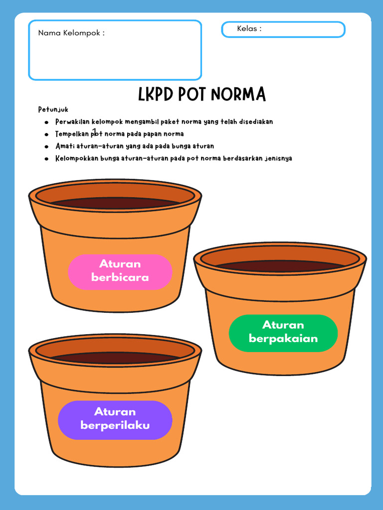 LKPD Pot Norma PDF | PDF