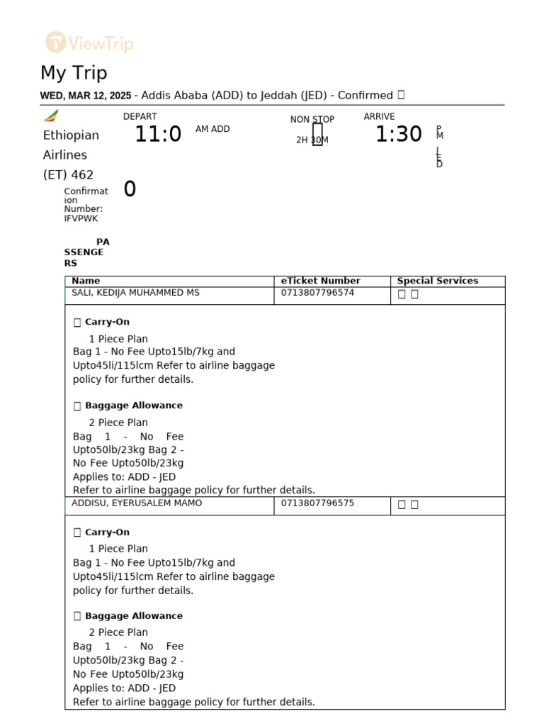 Travelport Viewtrip - My Trip(240) | PDF | Transport | Airlines
