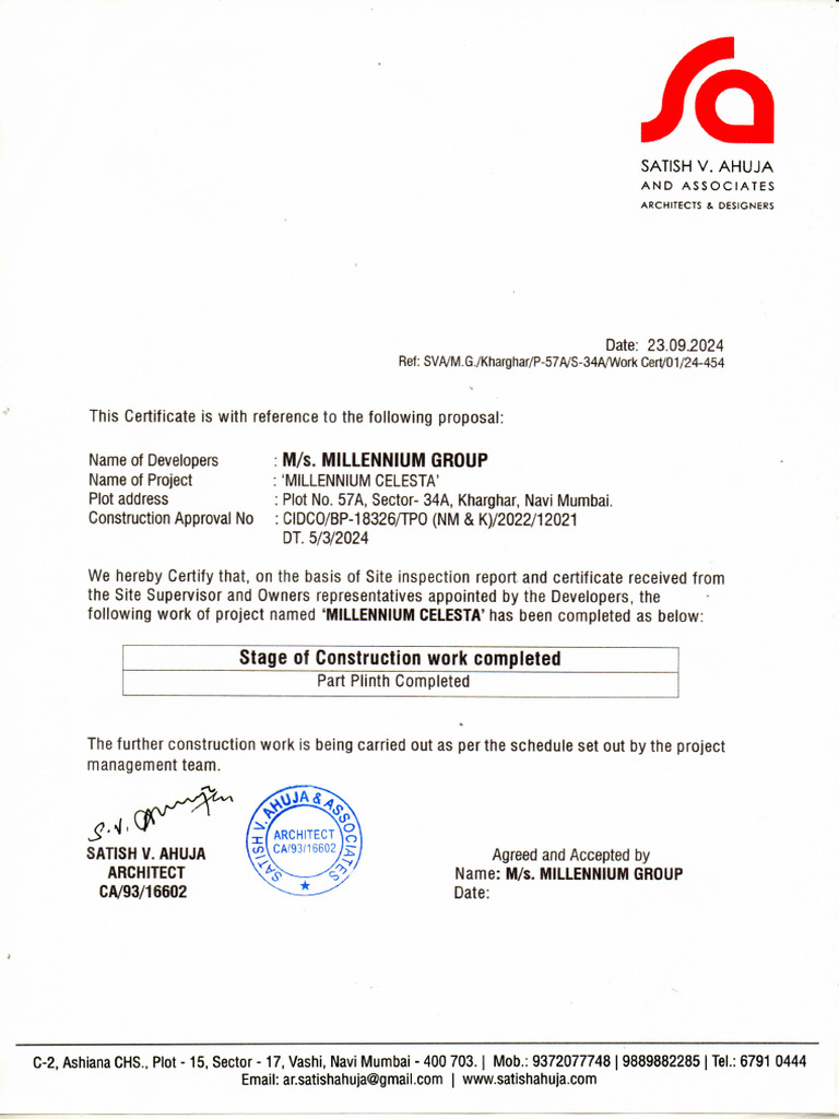 Slab Certificate Plinth | PDF