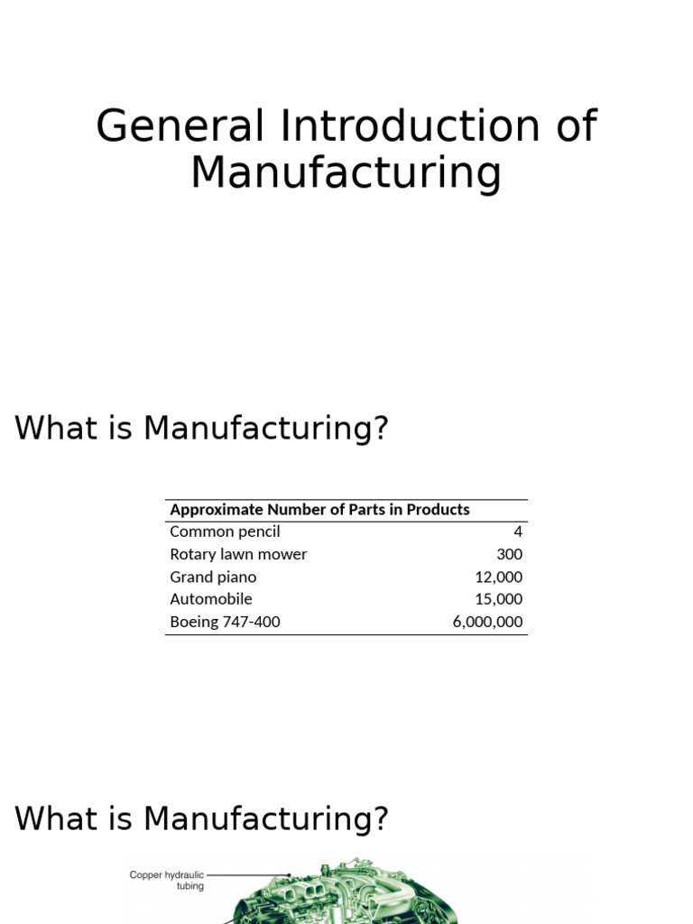 Modern Manufacturing Process | PDF | Automation | Metals