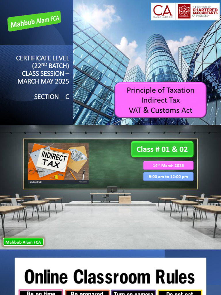 ICAB-Mahbub - March 2025 (22th Batch) | PDF | Taxes | Value Added Tax