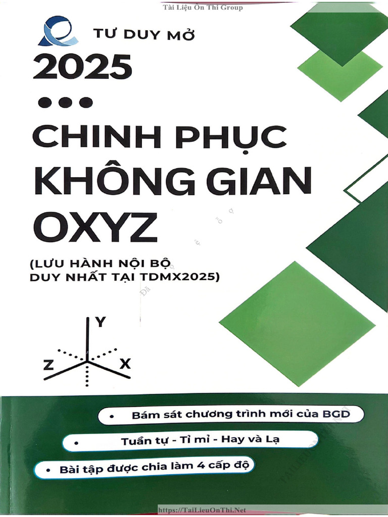 Chinh Phục Không Gian Oxyz, Thầy Nguyễn Đăng Ái | PDF