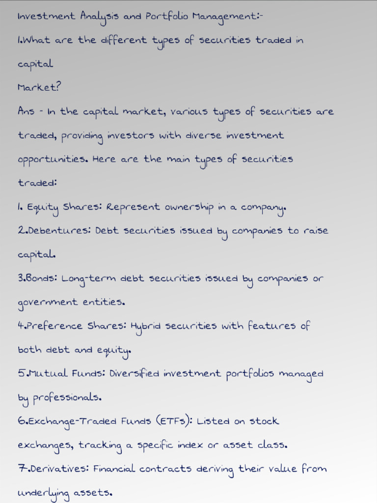 Sohan Ghosh Portfolio Management | PDF