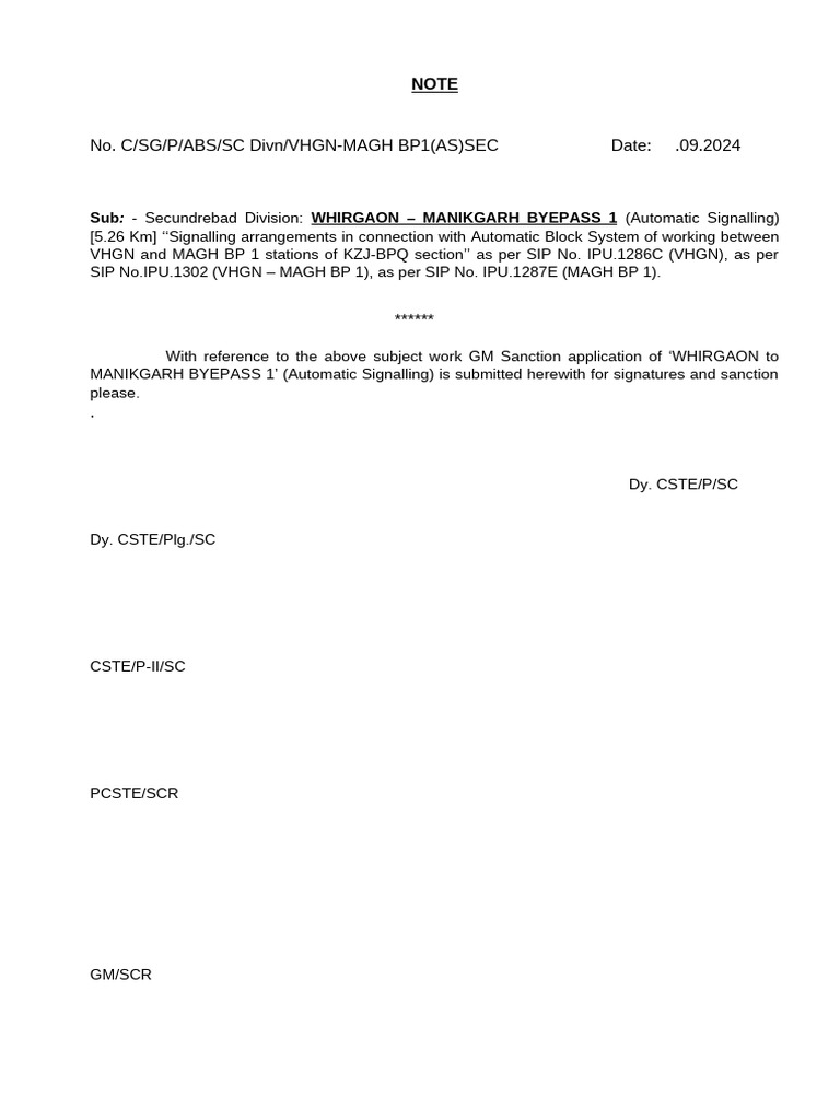 GM Application Submission NOTE | PDF