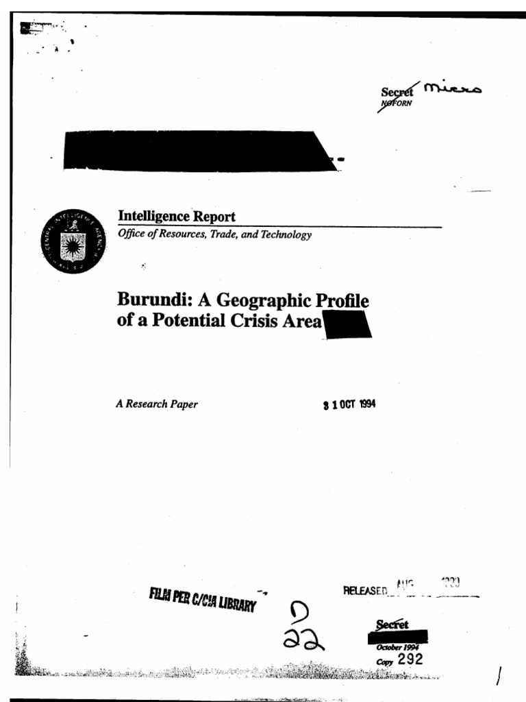 Burundi Crisis | PDF