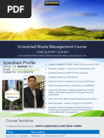 CePSWaM 2025: Waste Management Course | PDF