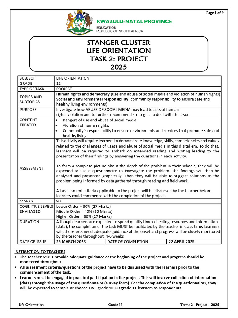 2025 GR 12 Project Final-1 250326 103155 | PDF | World Wide Web | Internet & Web