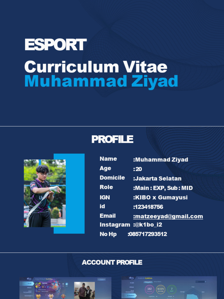 Esport Portofolio Baru Banget | PDF