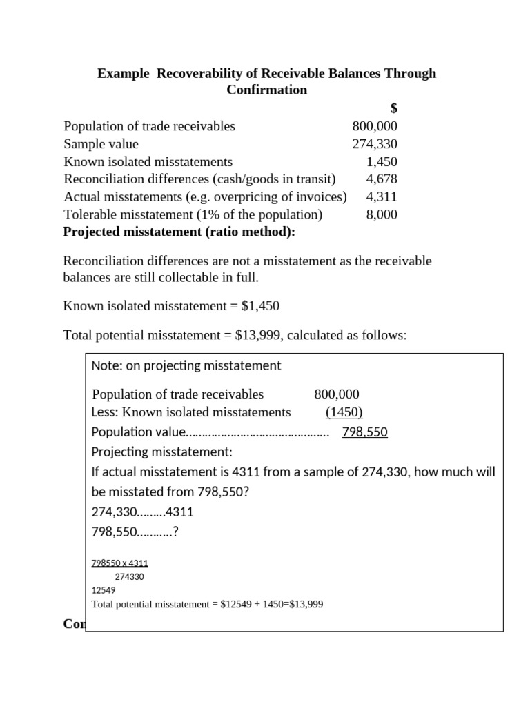 7_Example_Recoverability_of_Receivable_Balances_Through_Confirmation | PDF