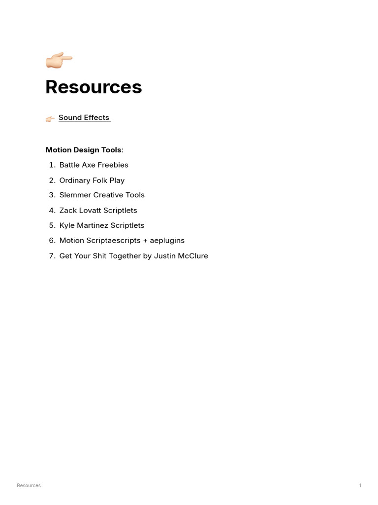 Essential Design Resource Links | PDF