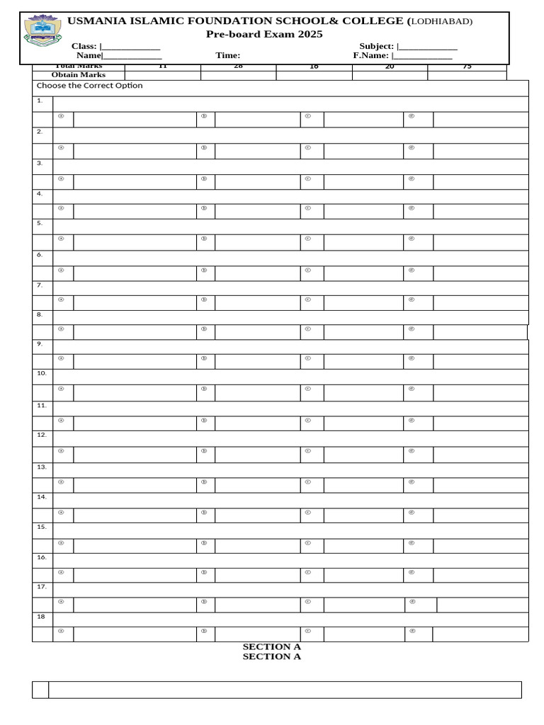 IST YEAR Mcqs pattern | PDF