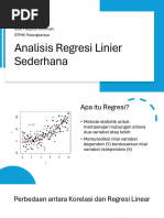Soal Dan Pembahasan - Regresi Linear Sederhana | PDF