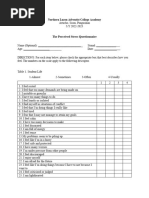 Academic Stress Scale 1 | PDF